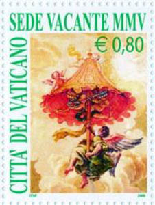 Sede Vacante Postage Stamp